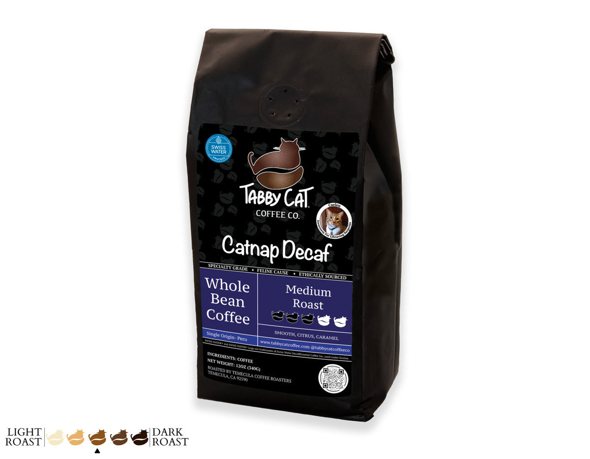 Peru Single Origin Coffee | Catnap Decaf – Tabby Cat Coffee Company